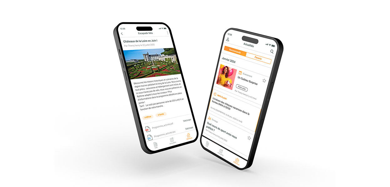 Application mobile CSE - Up Kalidea